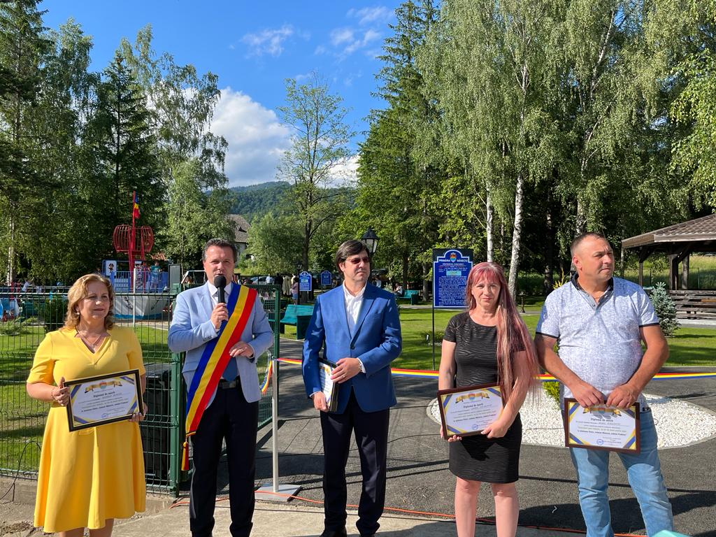 Imagini de la inaugurarea noului parc construit în stațiunea Cheia ...